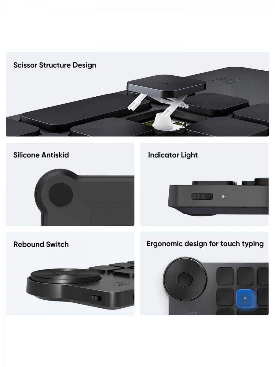 XPPen ACK05 Shortcut Remote Keys for Drawing Tablets and Displays